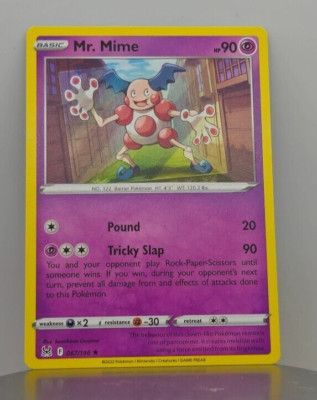 Mr. Mime - SWSH11: Lost Origin - SWSH11 - 67/196 - Pokemon | eBay