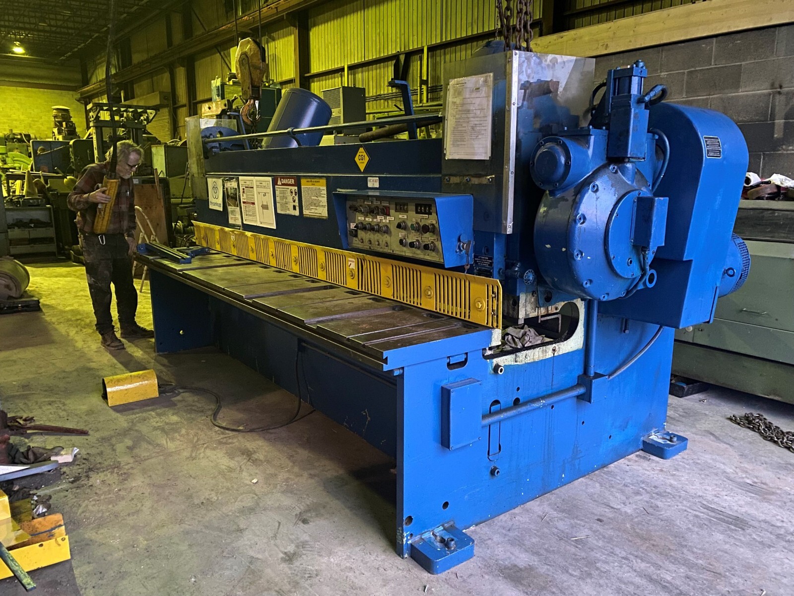 12 ft. x 1/4″ Cincinnati Power Squaring Shear, fully equipped | eBay