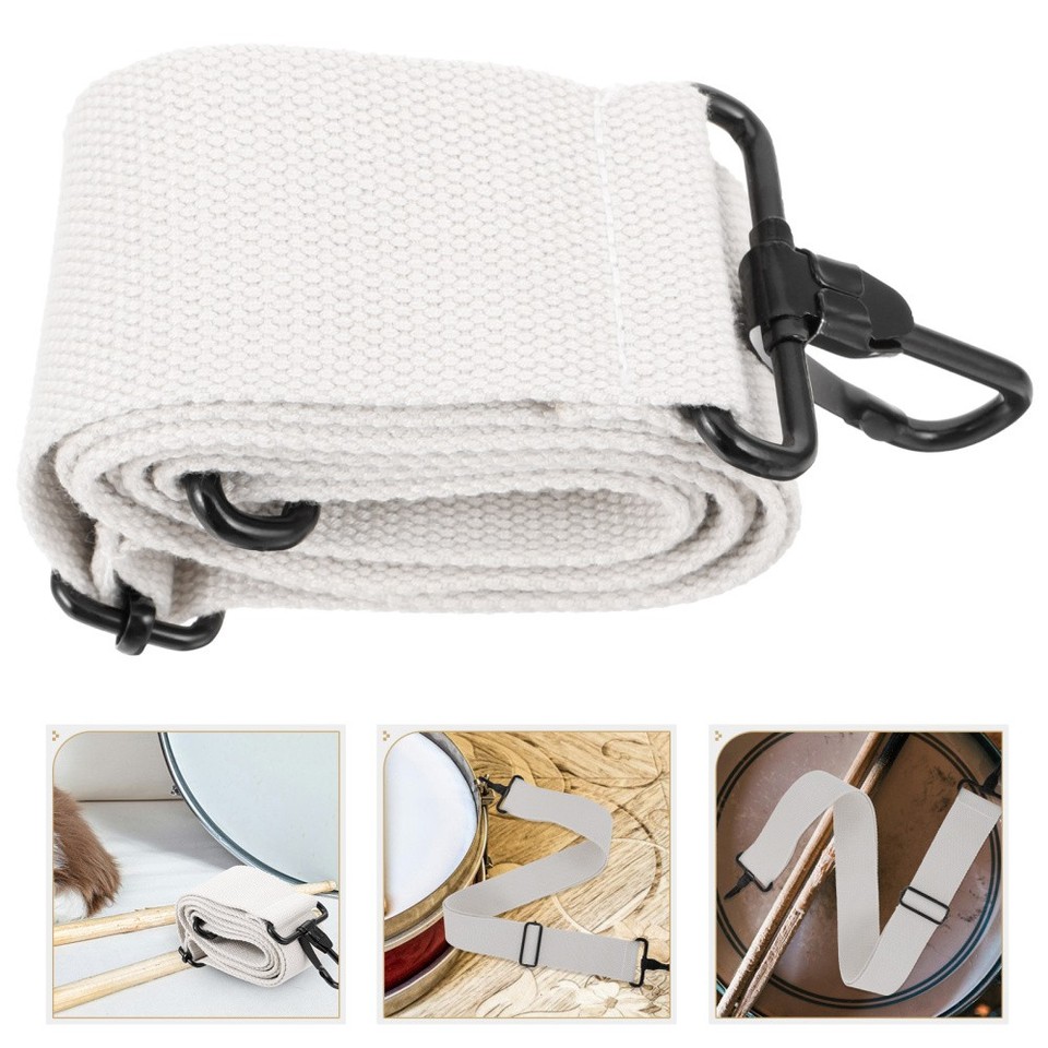 2 Pieces Waterproof Replacement Shoulder Strap Marching Snare Drum Belt ...