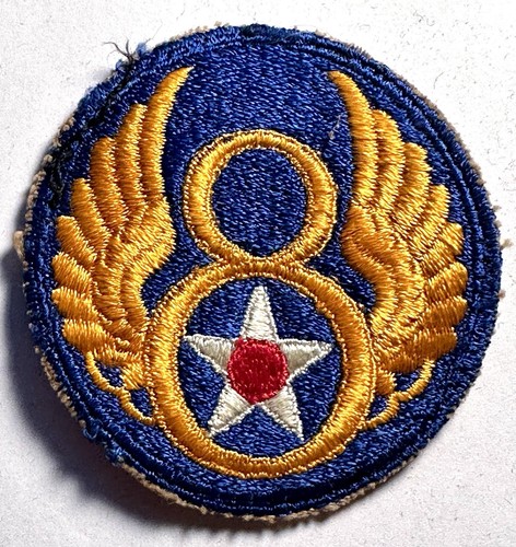 ORIGINAL WWII WW2 US 8th Army Air Force AAF SSI Shoulder Patch War-Time #1 | eBay
