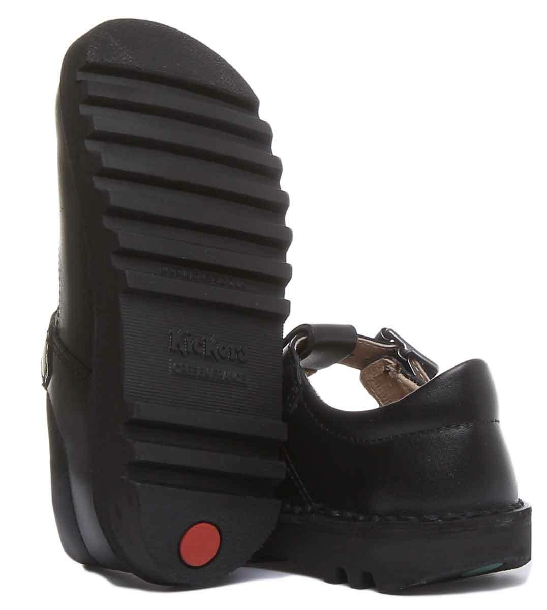 Kickers Kick T iCore Leather Buckle Back to School Girls Shoes US Size ...