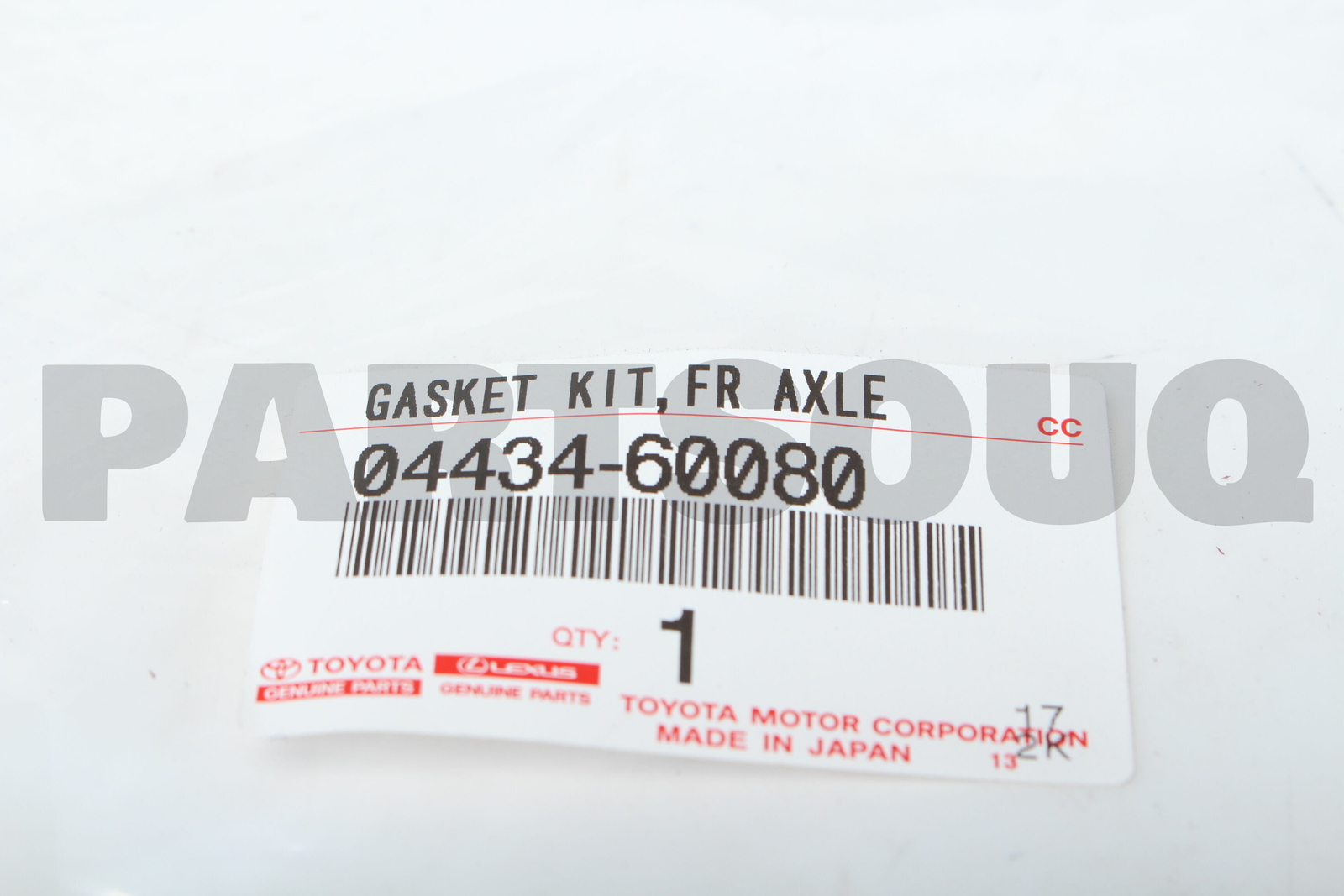 0443460080 Genuine Toyota GASKET KIT, FRONT AXLE OVERHAUL 04434-60080 ...