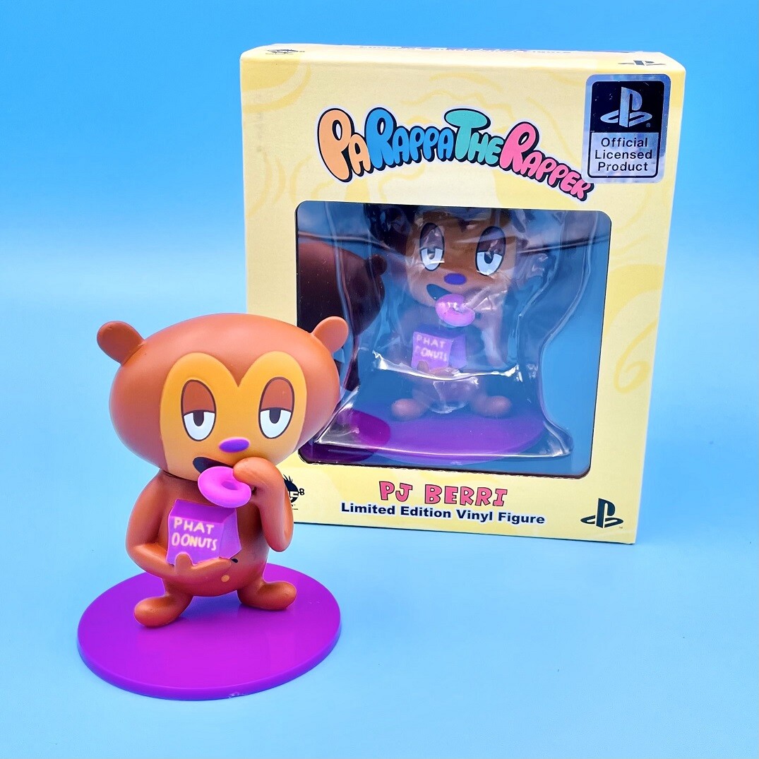 PaRappa The Rapper PJ Berri Vinyl Figure Statue 4" Official Sony ...
