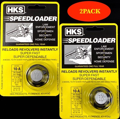 HKS 10A Speed Loader for 38spl/357mag for 6rd S&W, Taurus 66 K Frame ...