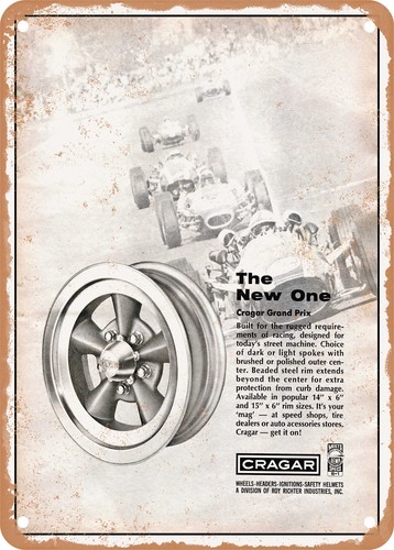 METAL SIGN - 1970 Cragar Grand Prix Vintage Ad | eBay