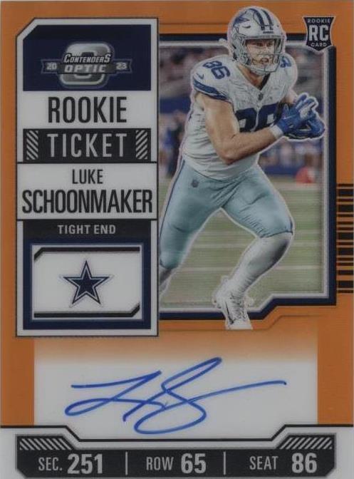 2023 Panini Contenders Optic - Rookie Ticket RPS Autographs Luke ...
