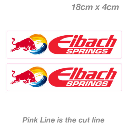 Red Bull Eibach Springs Slap Laptop , Car Vinyl Sticker | eBay Australia