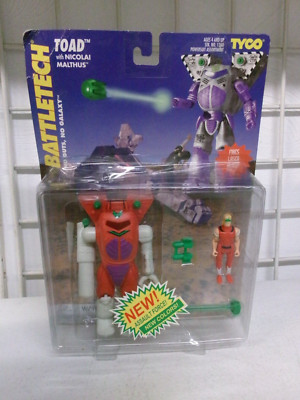TYCO - BATTLETECH - TOAD WITH NICOLAI MALTHUS - RED VARIANT SUPER RARE ...