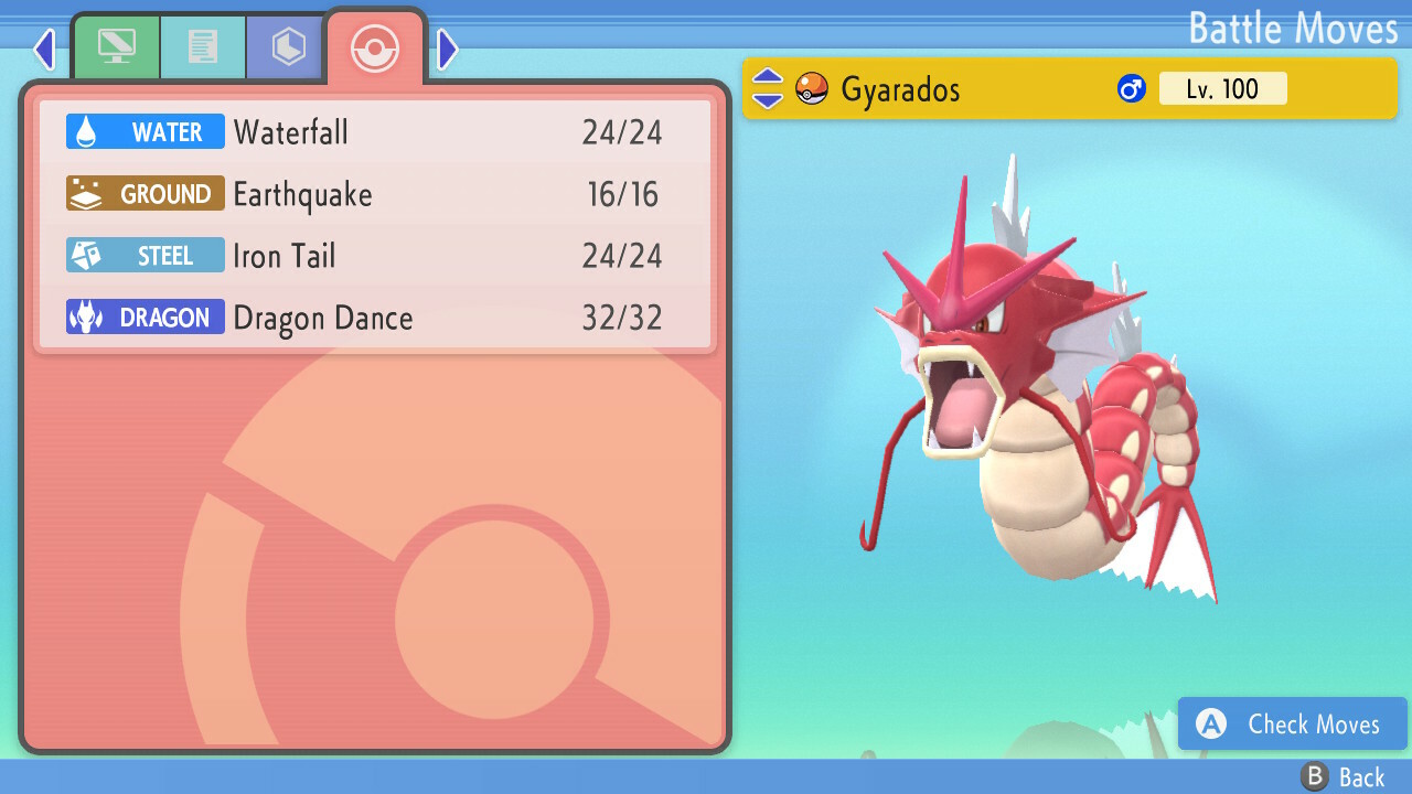 Ultra Shiny 6IV Gyarados Pokemon Brilliant Diamond Shining Pearl Red ...