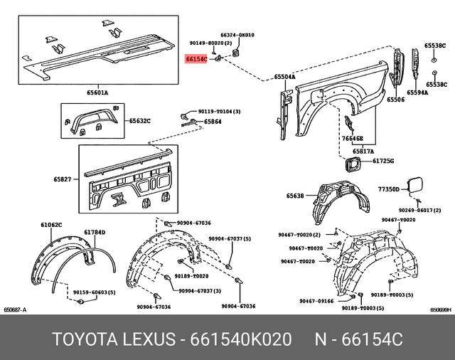 toyota 661540k020 online kaufen | eBay
