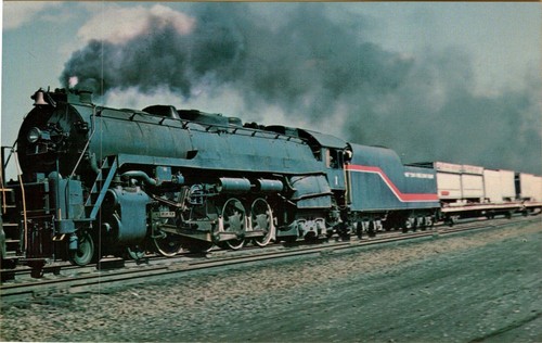 Postcard Reading Railroad Locomotive #2101 American Freedom Train ...