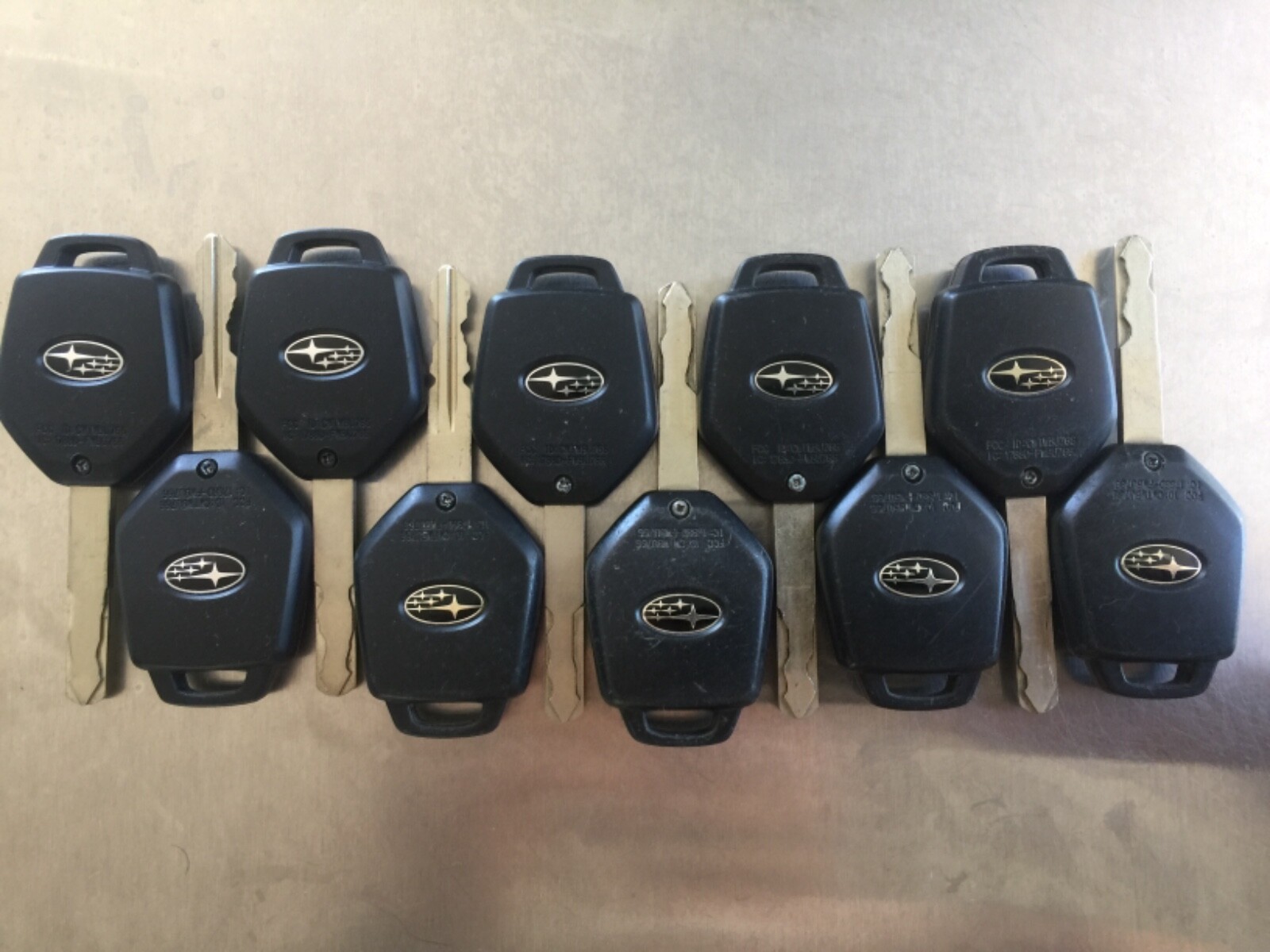 LOT OF 10 SUBARU LEGACY OUTBACK TRIBECA KEYLESS REMOTES ENTRY CWTWBU766 ...