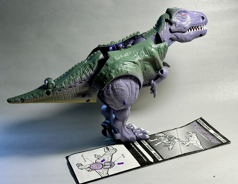 1995 Megatron Transformer Beast Wars Hasbro Predacon Commander Figured ...