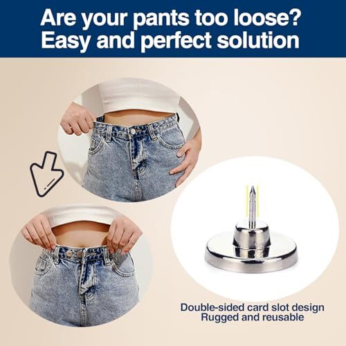 Button Pins - Adjustable Metal Pants Button Tightener, Adjustable ...