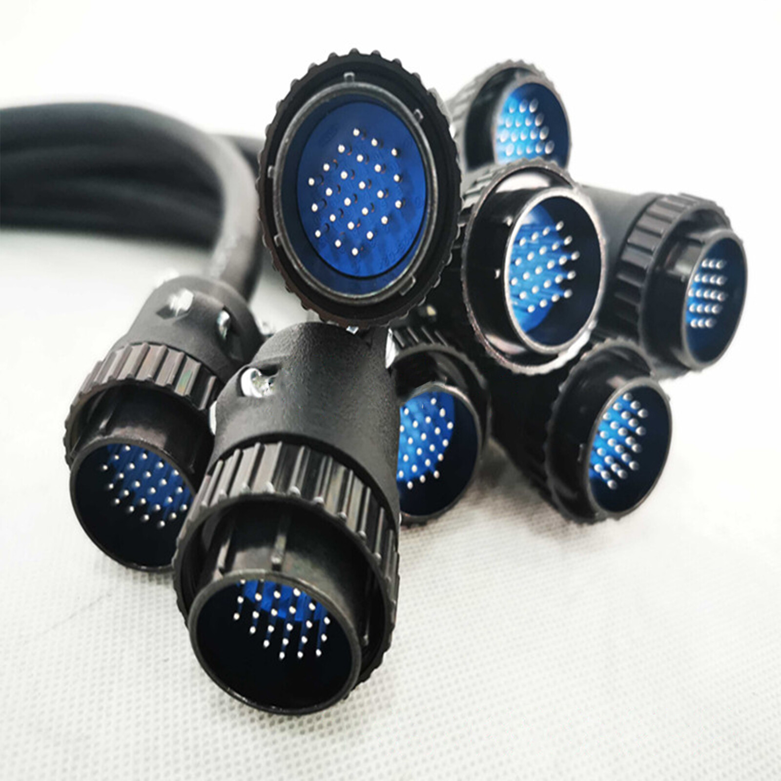 For FANUC 24 PIN EE Connector A63L-0001-0234/S2524M Plastic/Metal Plug ...