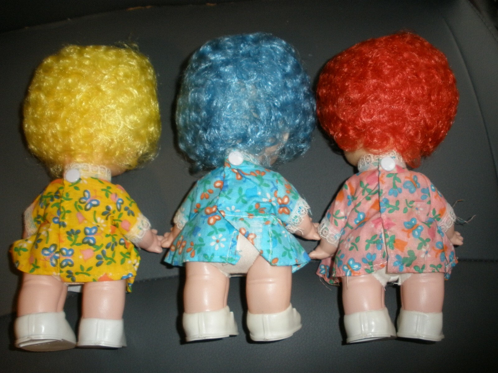 1981 Eugene Doll Set of 3 RARE Curly Hair 7" Lemon, Grape, Strawberry ...
