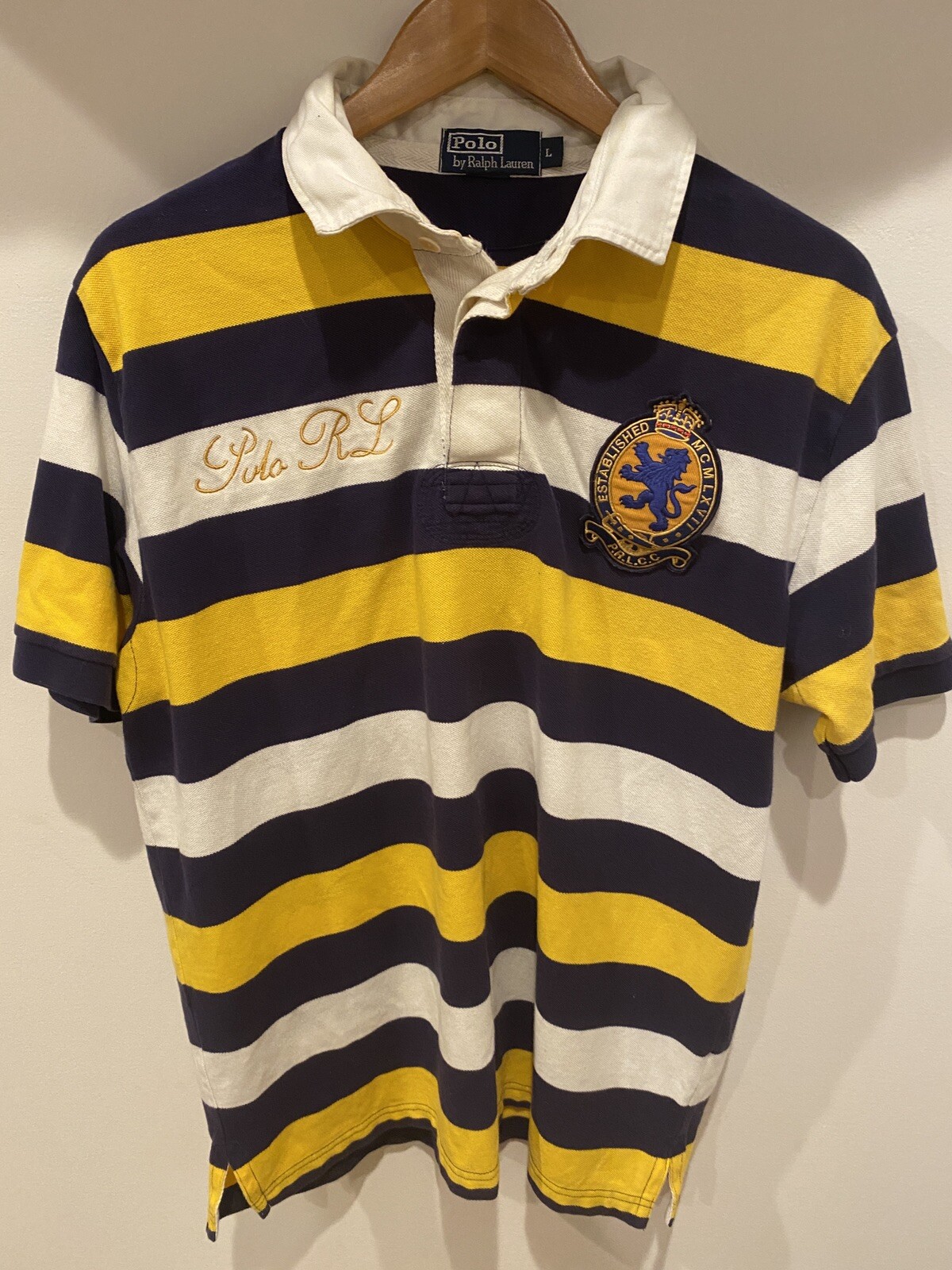 Polo Ralph Lauren Lion Crest Number 5 Patch Men’s Lar… - Gem
