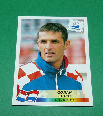 N°537 GORAN JURIC CROATIE HRVATSKA PANINI FOOTBALL FRANCE 98 1998 COUPE MONDE WM | eBay