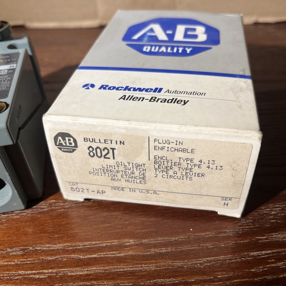 Allen-Bradley 802T-AP SER H Oil Tight Limit Switch-NEW IN BOX | eBay