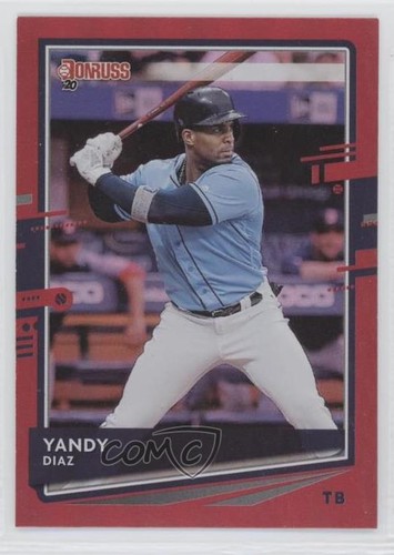 2020 Panini Donruss Holo Red Yandy Diaz #190 | eBay