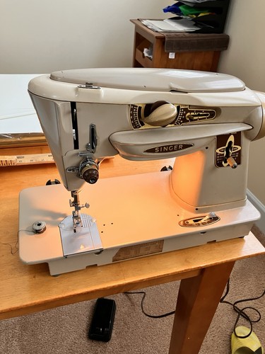 Singer Model 500A Slant-O-Matic Rocketeer Sewing Machine -Tested - with ...