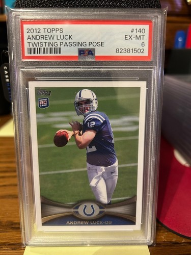 2012 Topps - Andrew Luck #140 Rookie (RC) PSA 6 | eBay