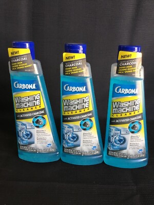 3-Pk Carbona Washing Machine Cleaner with Activated Charcoal, 8.4oz (P6 ...