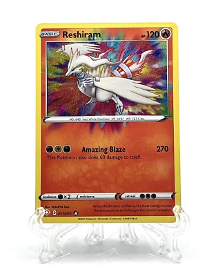 Pokemon Shining Fates Reshiram Amazing Rare #017/072 | eBay