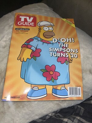 2009 TV Guide The Simpsons 20th Anniversary Turn 20 Collectible Edition ...