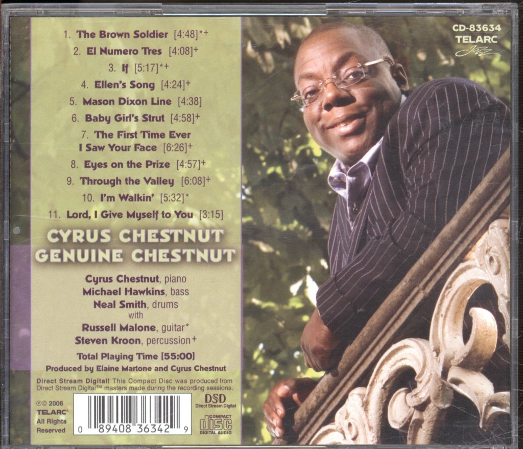 Cyrus Chestnut Genuine Chestnut CD USA Telarc 2006 promo CD83634 | eBay
