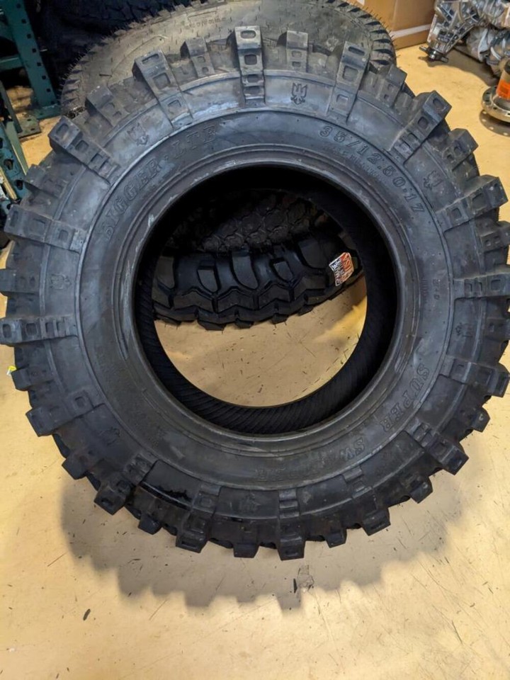 INTERCO BIGGER LTB SUPER SWAMPER 35 12.50 17 LRE 10PLY TIRE ...