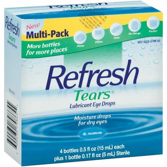 Allergan Refresh Tears 2x15ml Lubricant Eye Drops for sale online | eBay