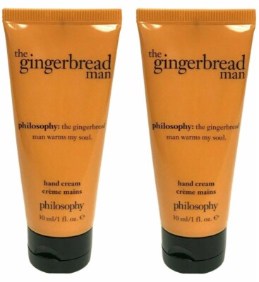 2 PC Philosophy The Gingerbread Man Hand Cream 2 X 1 oz SEALED Perfumed ...