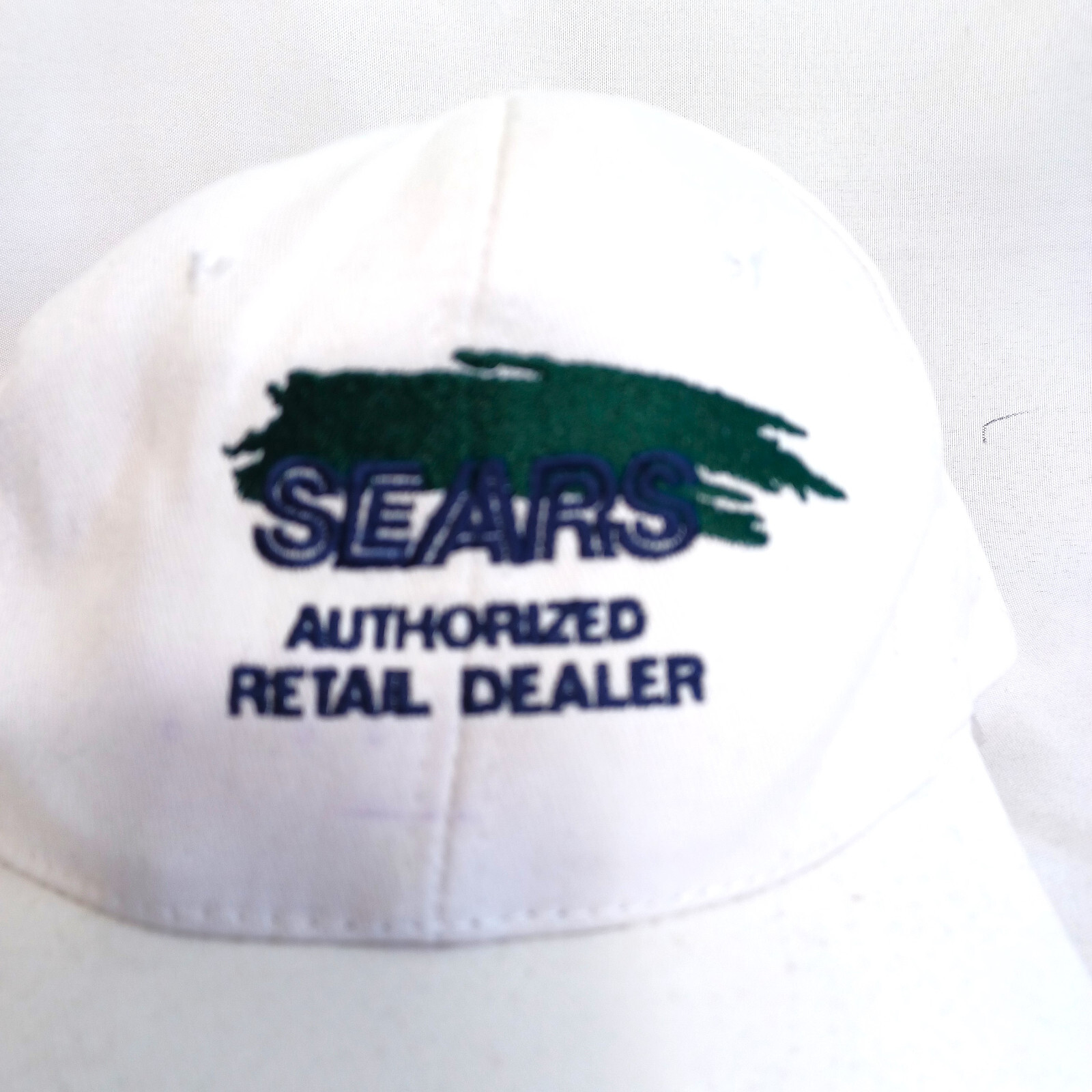 Vintage Sears Hat Cap Authorized Dealer Snapback Whit… - Gem