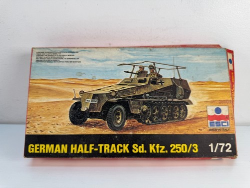 ESCI Ertl German Half Track Sd. Kfz 250/3 Military Army 1/72 Plastic ...