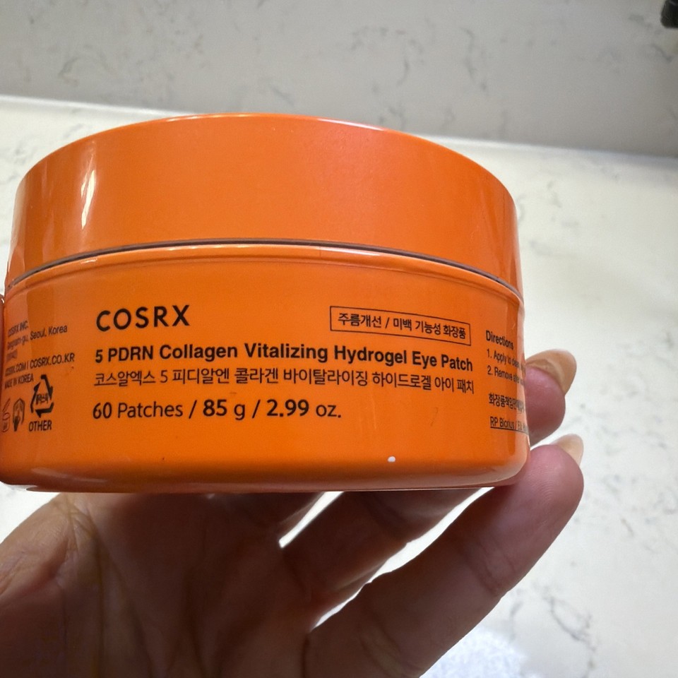 COSRX 5 PDRN Collagen Vitalizing Hydrogel Eye Patch 85g (60 patchs) K-B ...