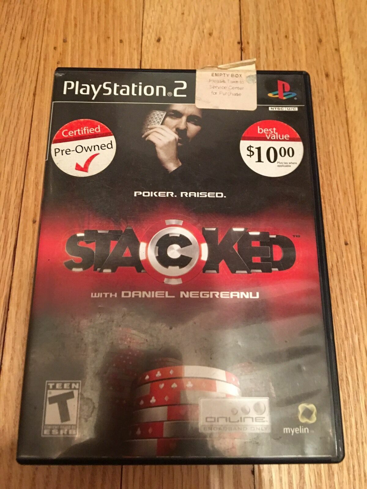 STACKED WITH DANIEL NEGREANU POKER - PS2 - COMPLETE W/MANUAL - FREE S/H ...
