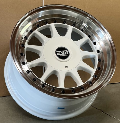 16x8 et 20 WH 4x100 5x100 ESM 003R Wheels Rims BMW E30 84-91 3 Series ...