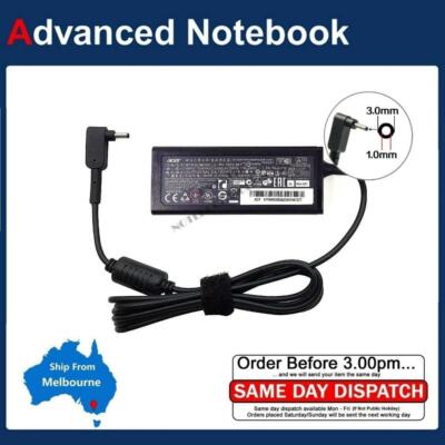 Genuine 45W ACER AC Adapter Charger Compatible ADP-45HE D B DA BA 3.0*1 ...