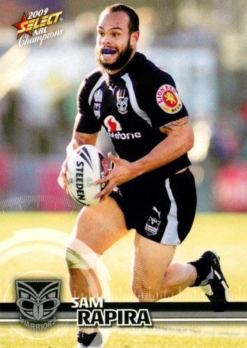 2009 NEW ZEALAND WARRIORS NRL Card SAM RAPIRA | eBay Australia