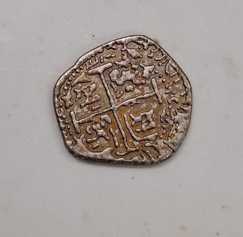 1600s antique religious cross prayer faith unusual script metal token ...