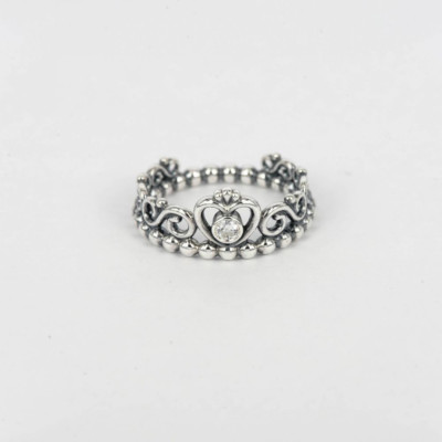 Authentic Pandora Ring My Princess Clear CZ Size 50 ( 5 ) 190880CZ | eBay