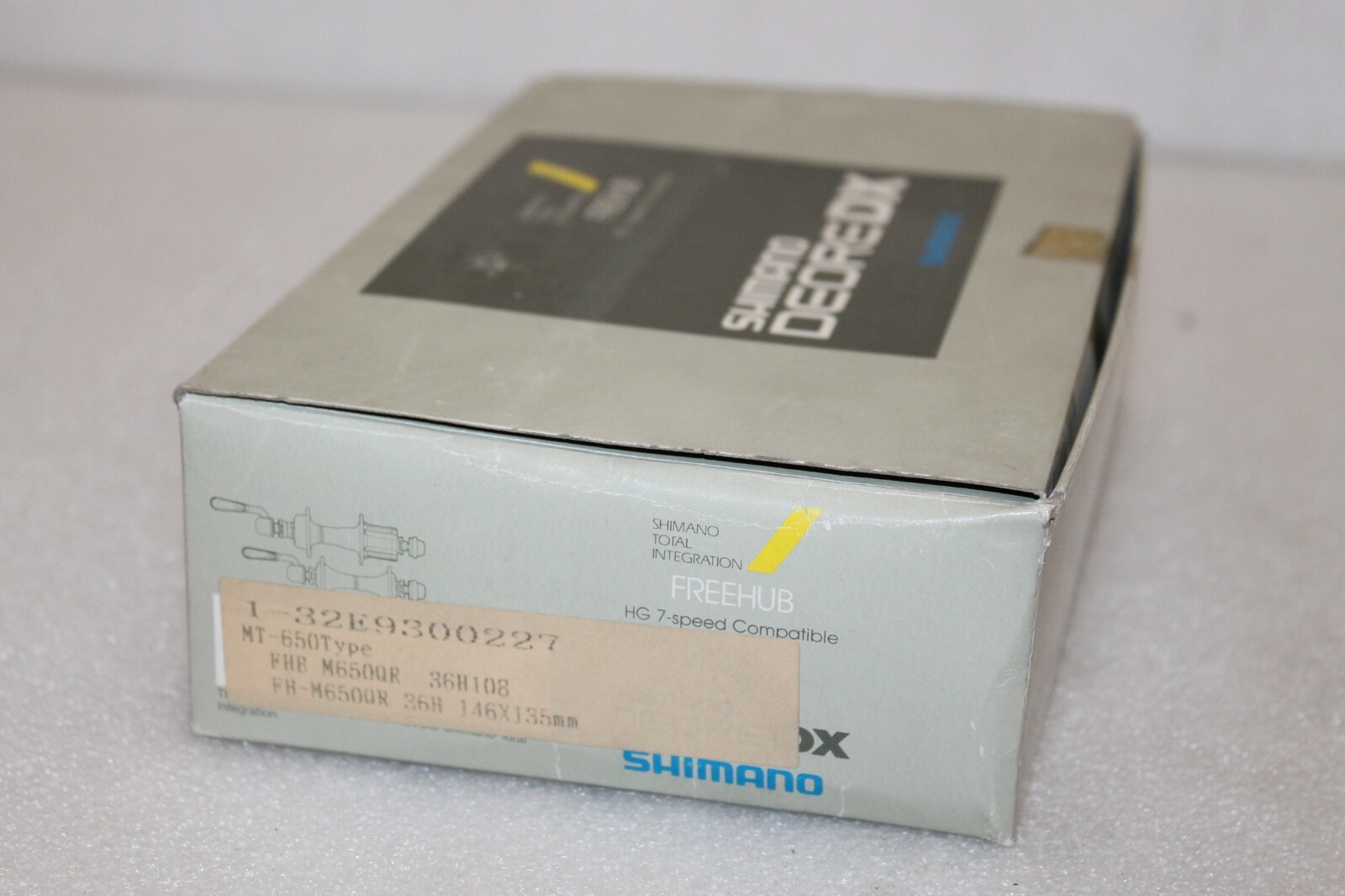NOS Set Pareja Buje MTB SHIMANO Deore DX M650 FH-M650 HB-M650 36H Quick ...