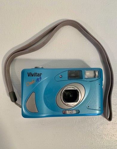 Avon Vivitar Lasting Impressions Onki 89 35mm Camera Blue Parts Only | eBay