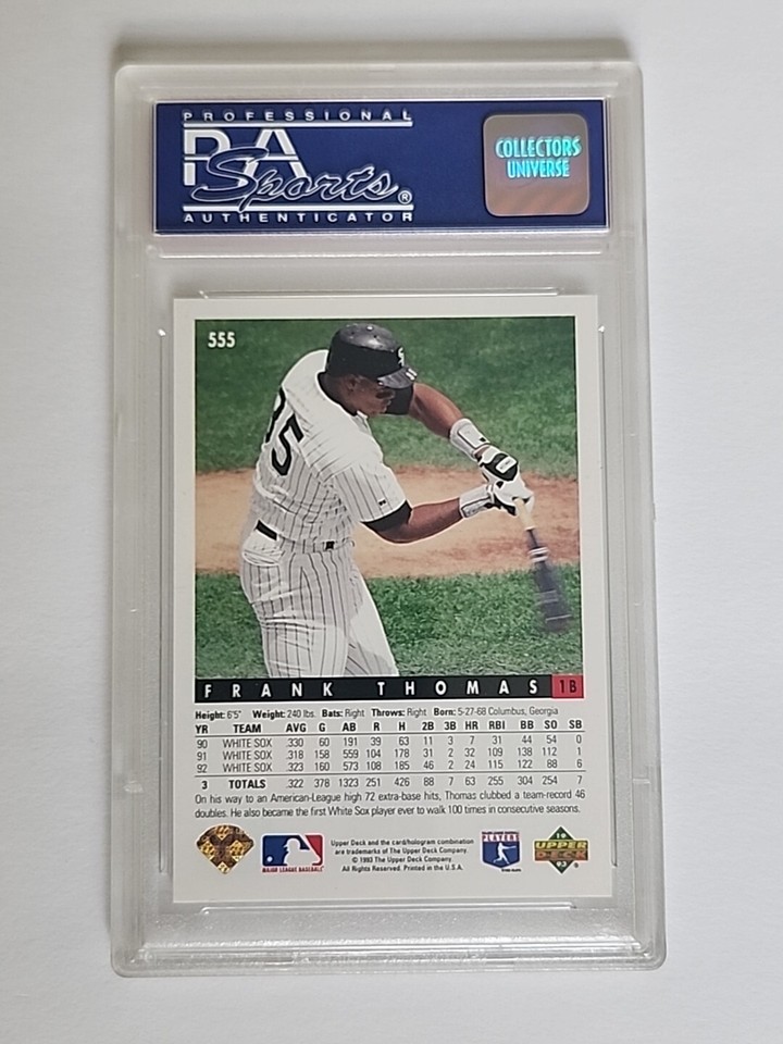 Frank Thomas Hologram Card