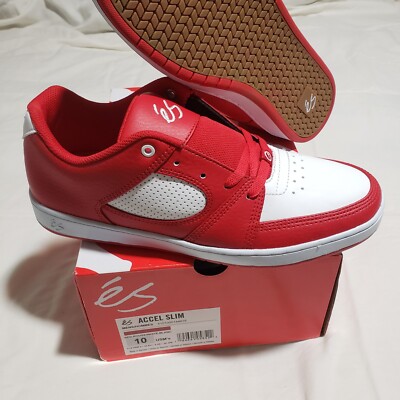 Es Accel Slim White/Red Size 10 NWB | eBay
