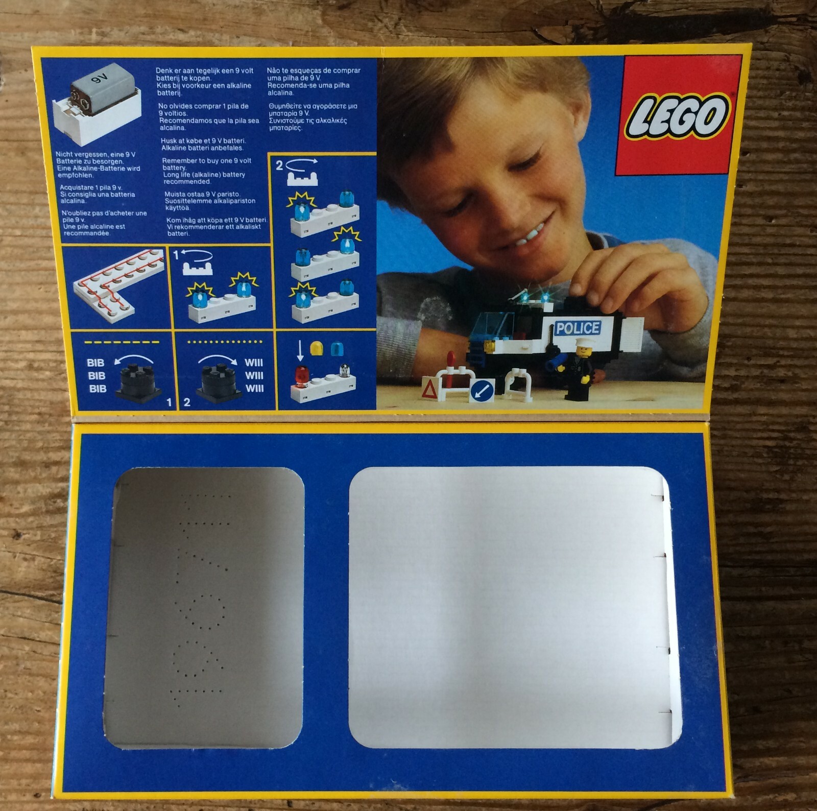 Lego 6450 Camion de police (1985). Boîte vide + notice. | eBay