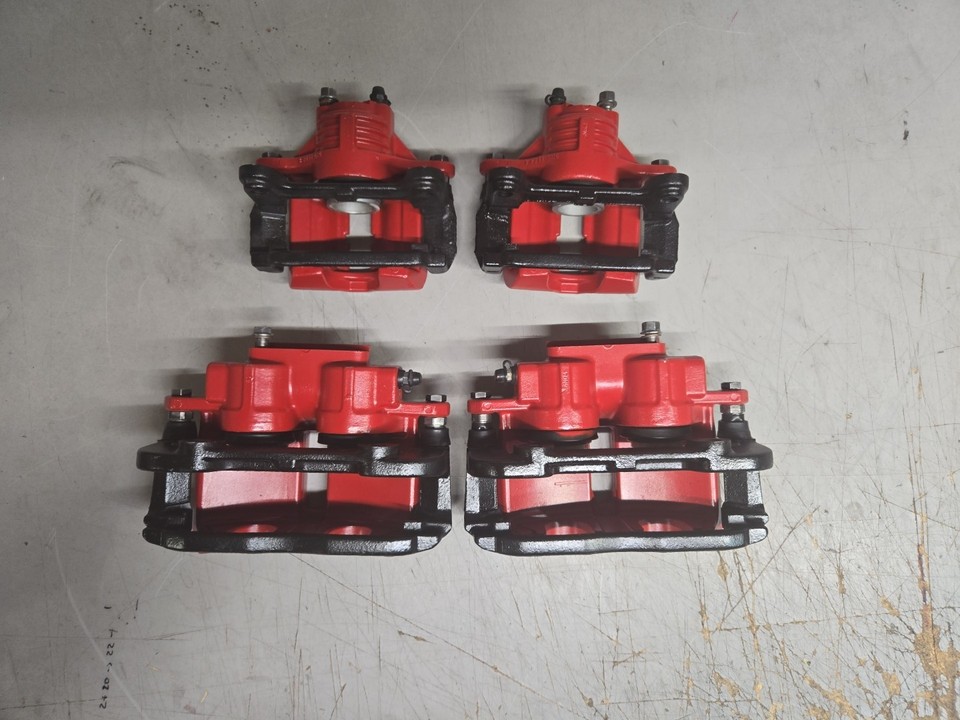 05-13 Corvette C6 Caliper Set LH RH Front Rear Calipers/Bracket 6011-R4 ...