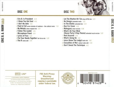 ERIC B. & RAKIM GOLD NEW CD 602498814284| eBay