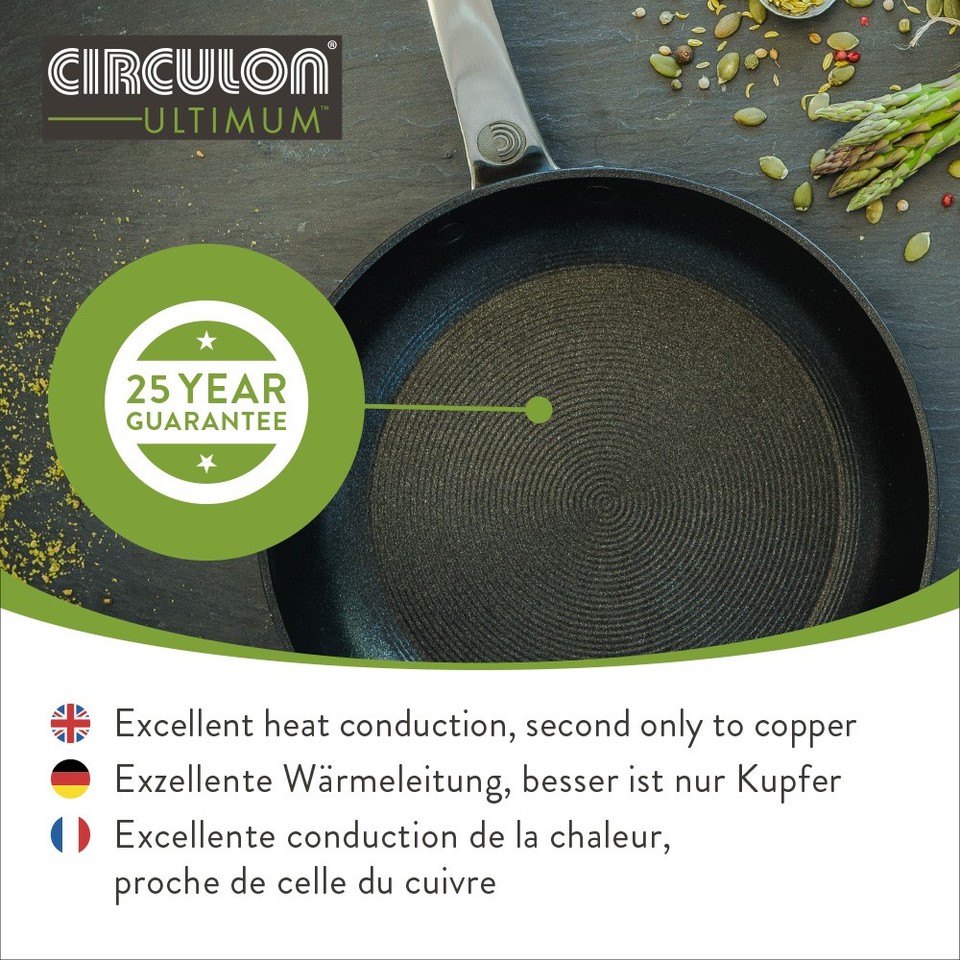 Circulon Ultimum Induction Saucepan Dishwasher Safe Non Stick Cookware ...